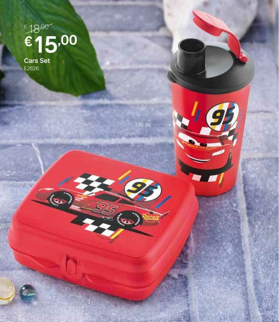 Cars Set aanbieding bij Tupperware