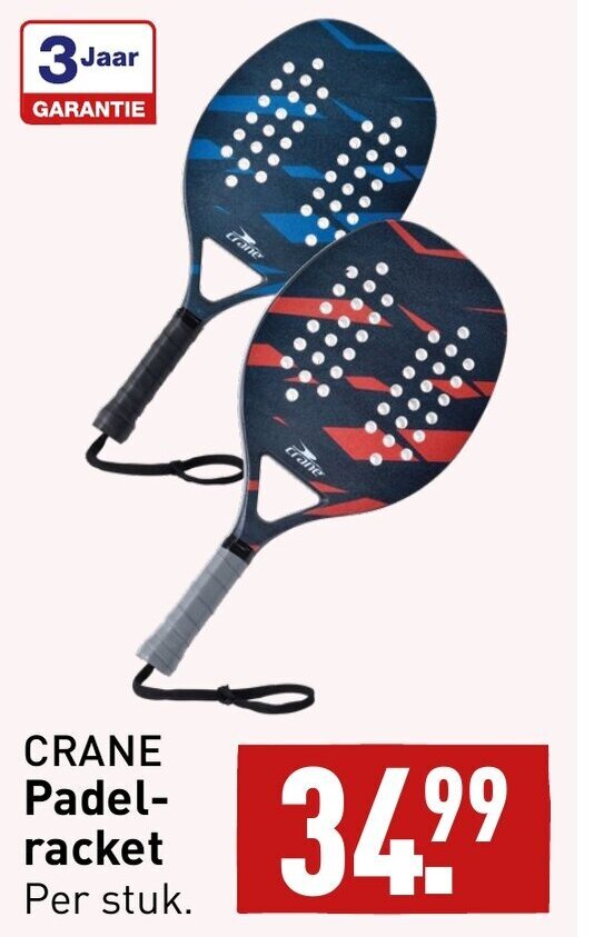 Crane Padelracket aanbieding bij ALDI