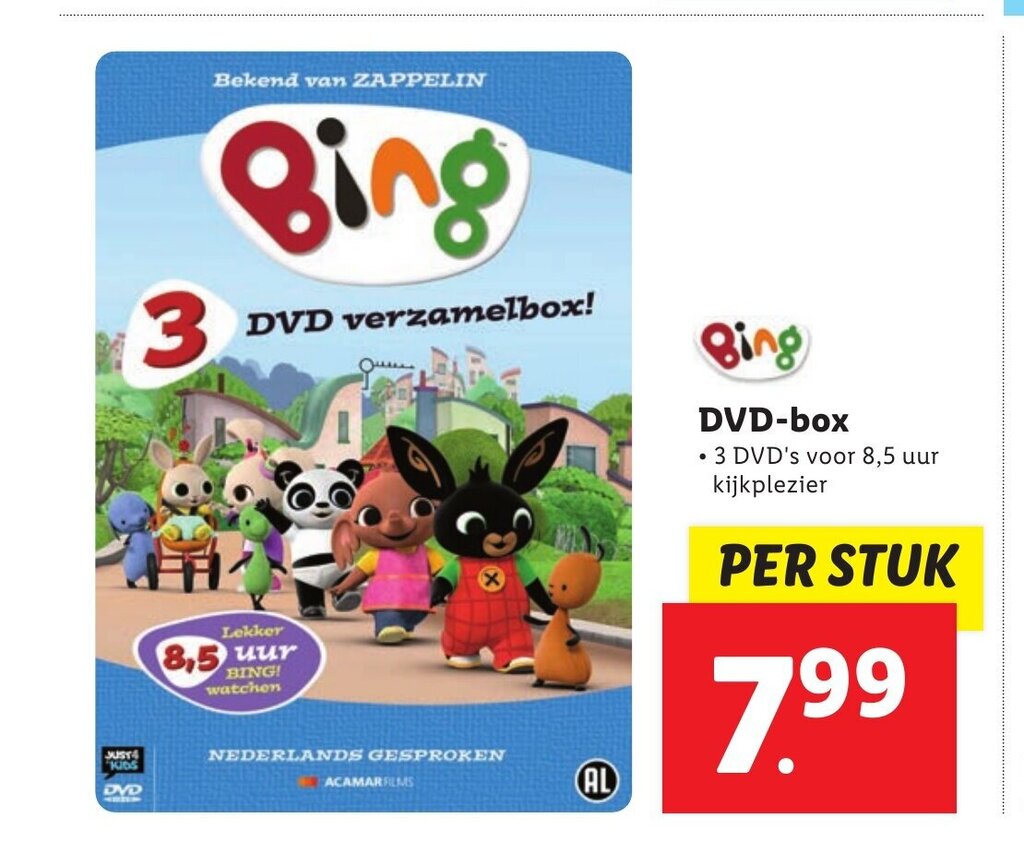 Bing DVD- box aanbieding bij Lidl