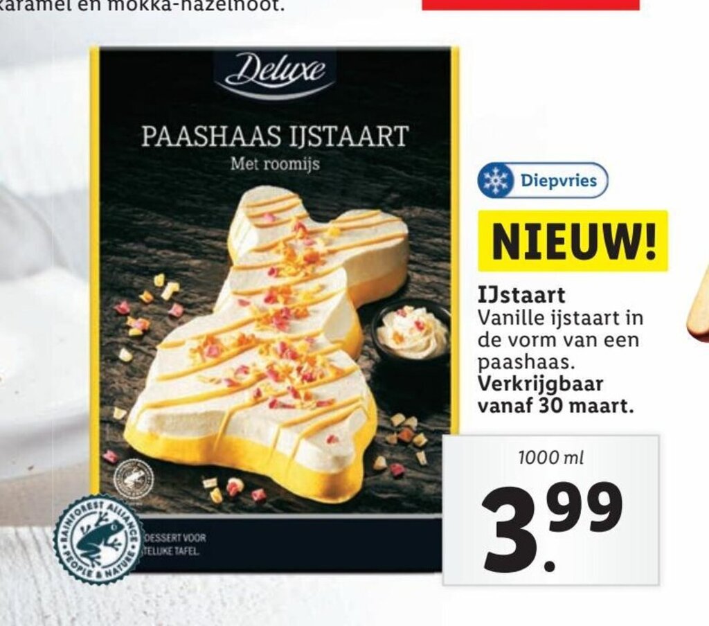 IJstaart 1000 ml aanbieding bij Lidl