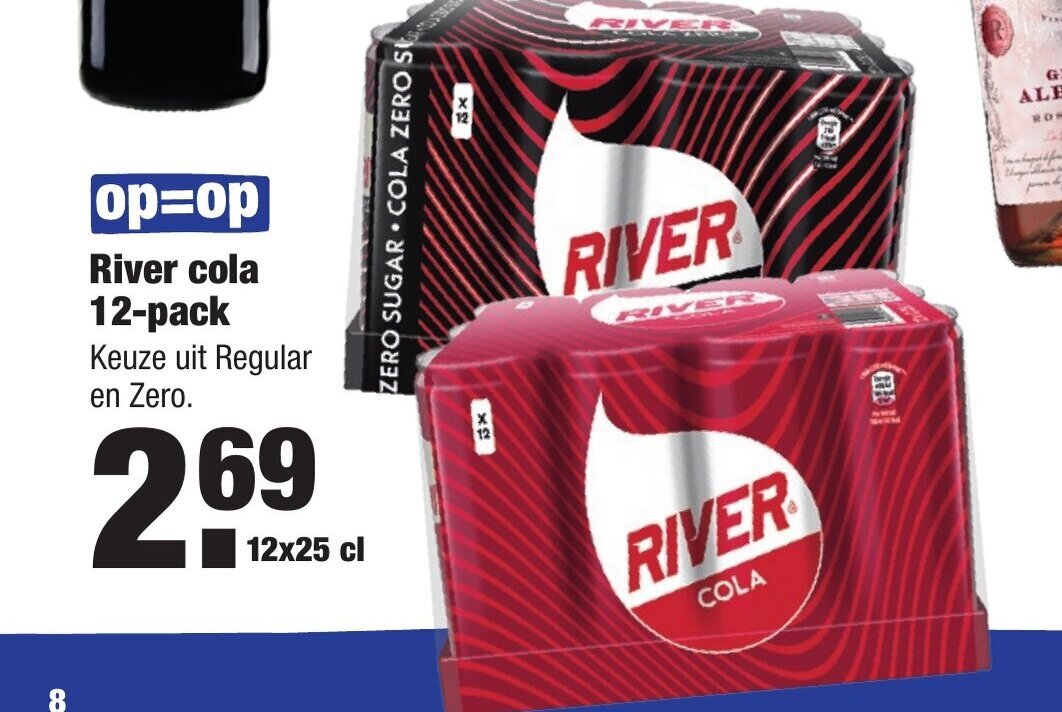 River cola 12pack aanbieding bij ALDI