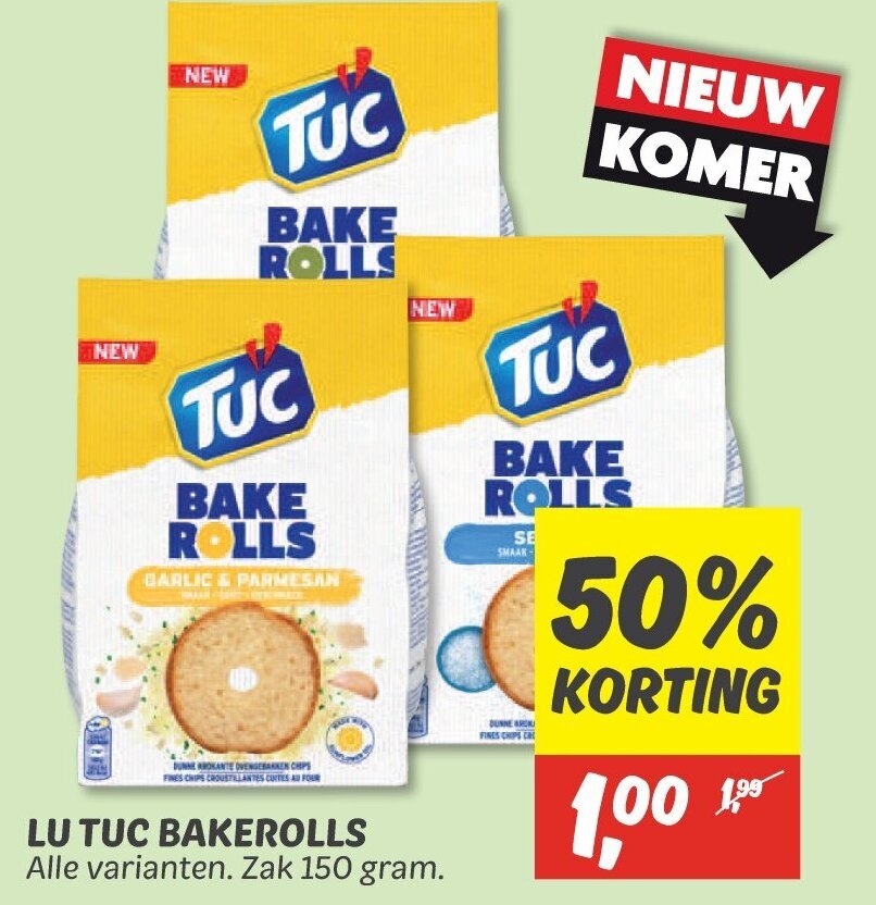 Lu tuc bakerolls 150g aanbieding bij Dekamarkt
