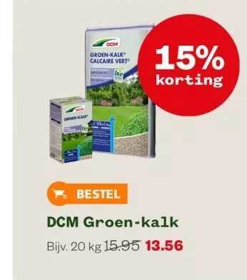 Dcm groen-kalk aanbieding bij Welkoop