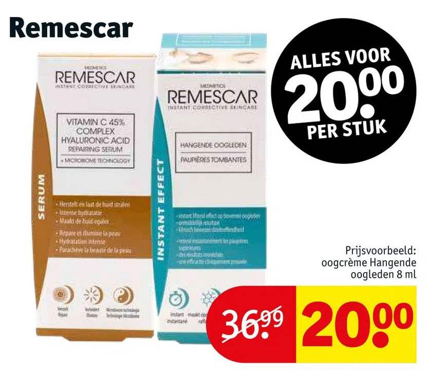 Remescar aanbieding bij Kruidvat