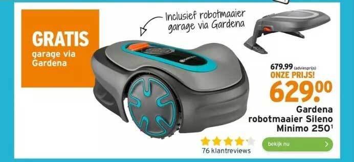 Gardena robotmaaier sileno minimo 250 aanbieding bij GAMMA