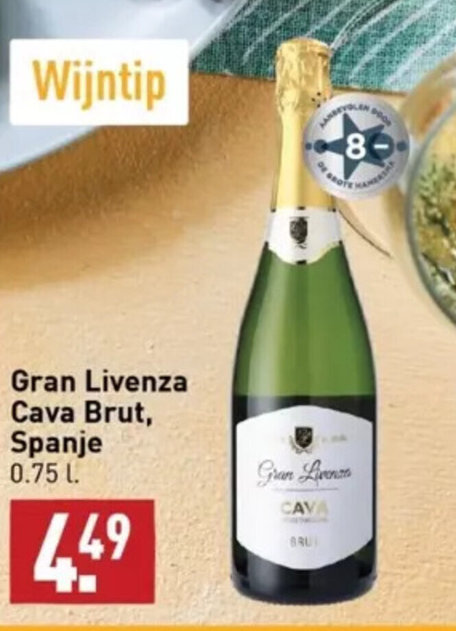 Gran Livenza cava brut 0.75L aanbieding bij ALDI