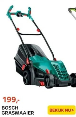 Bosch elektrische grasmaaier ARM 3400 1300W aanbieding bij Praxis
