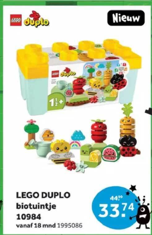 Lego duplo biotuintje 10984 aanbieding bij Intertoys
