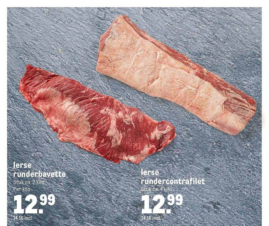 Ierse Runderbavette Of Ierse Rundecontrafilet aanbieding bij Makro