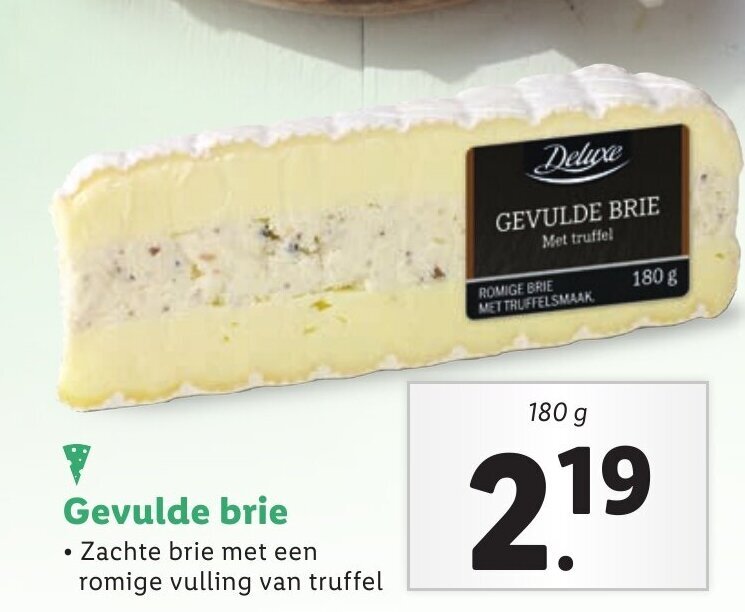 Gevulde brie 180g aanbieding bij Lidl