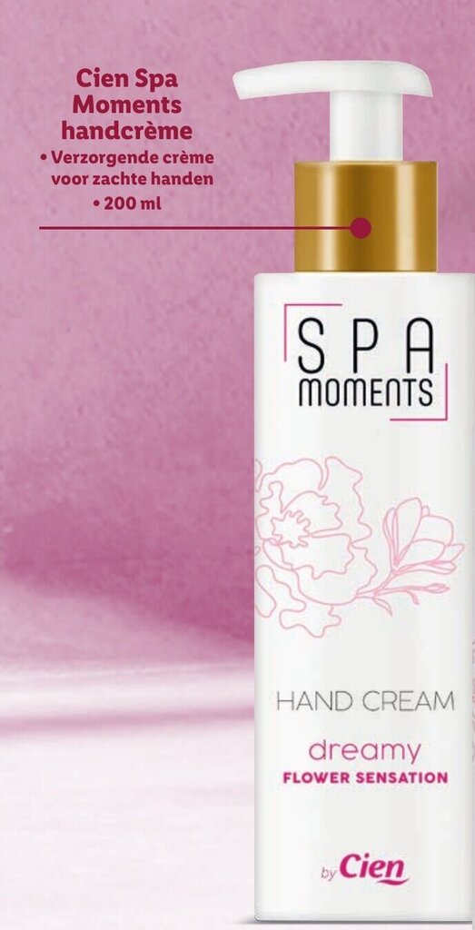 Cien spa moments handcreme 200ml aanbieding bij Lidl