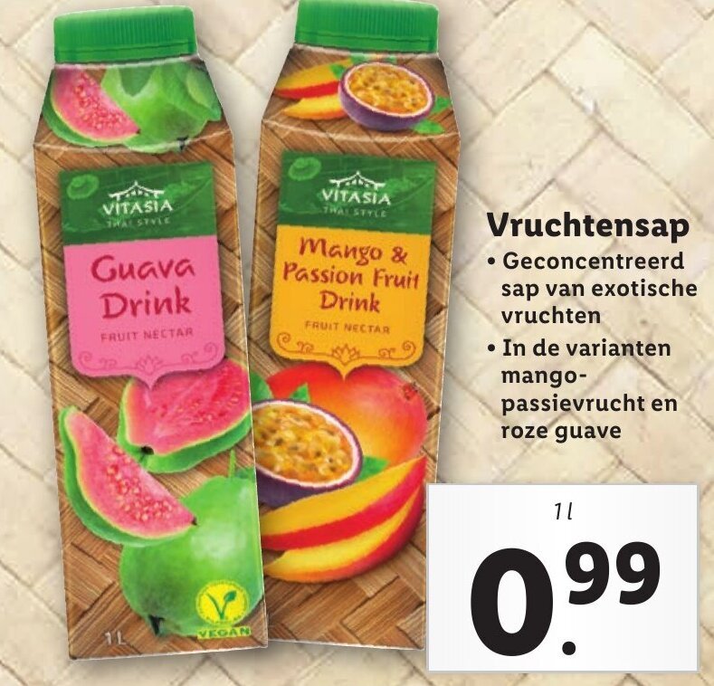 Vruchtensap 1l aanbieding bij Lidl