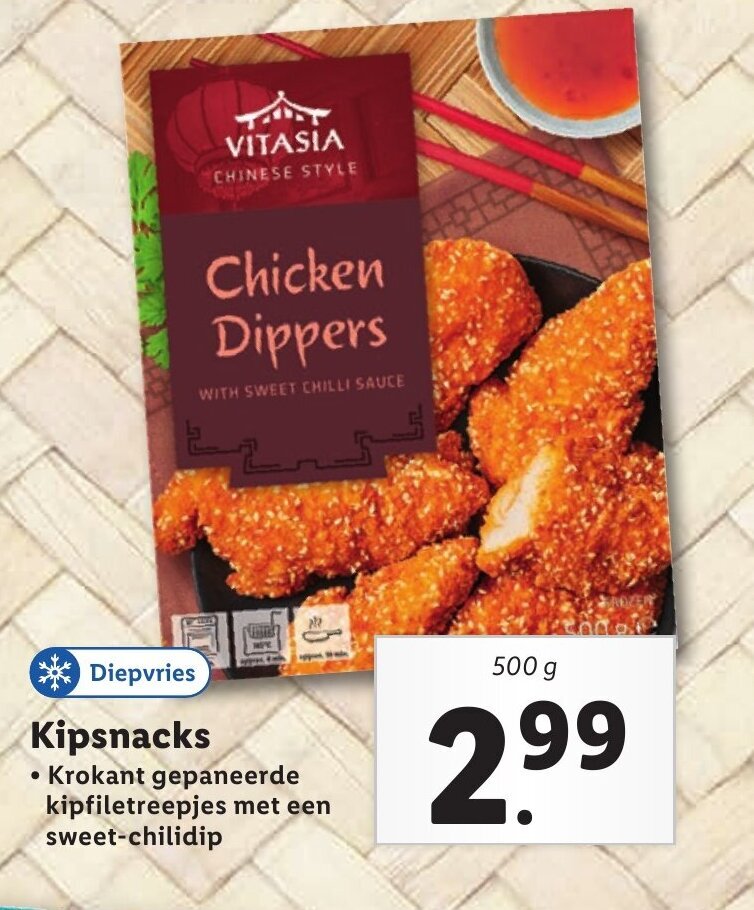 Kipsnacks 500g aanbieding bij Lidl