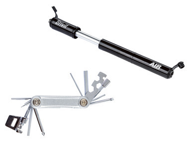 Crivit mini-fietspomp of fietsgereedschap aanbieding bij Lidl