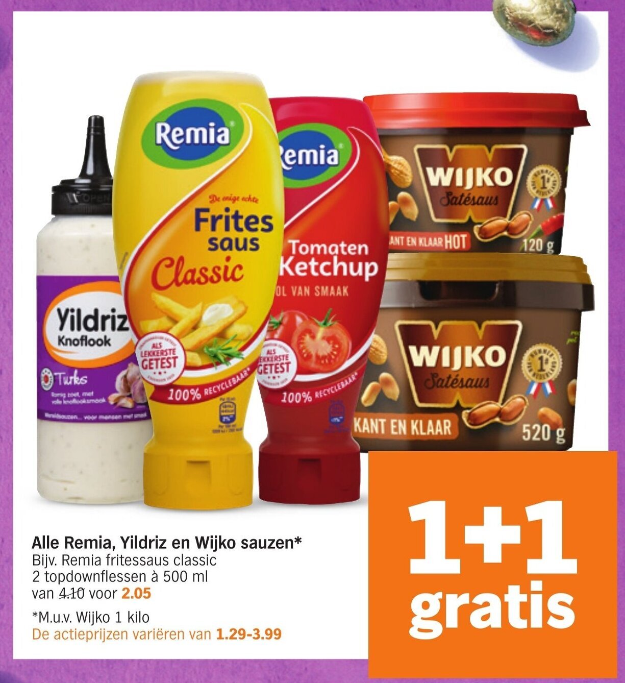 Alle remia, yildriz en wijko sauzen 500ml aanbieding bij Albert Heijn