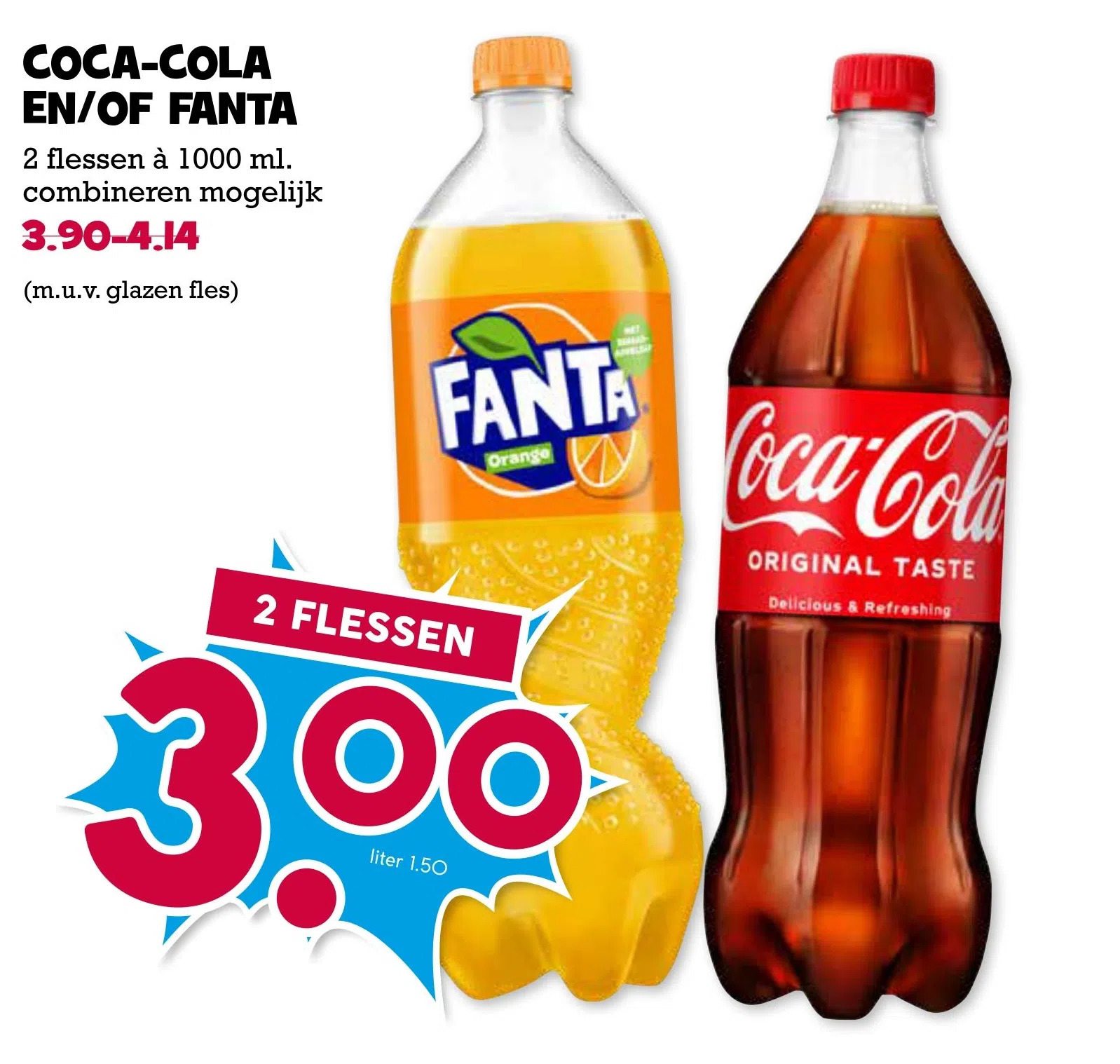 Coca-cola en/of fanta aanbieding bij Boon`s Markt