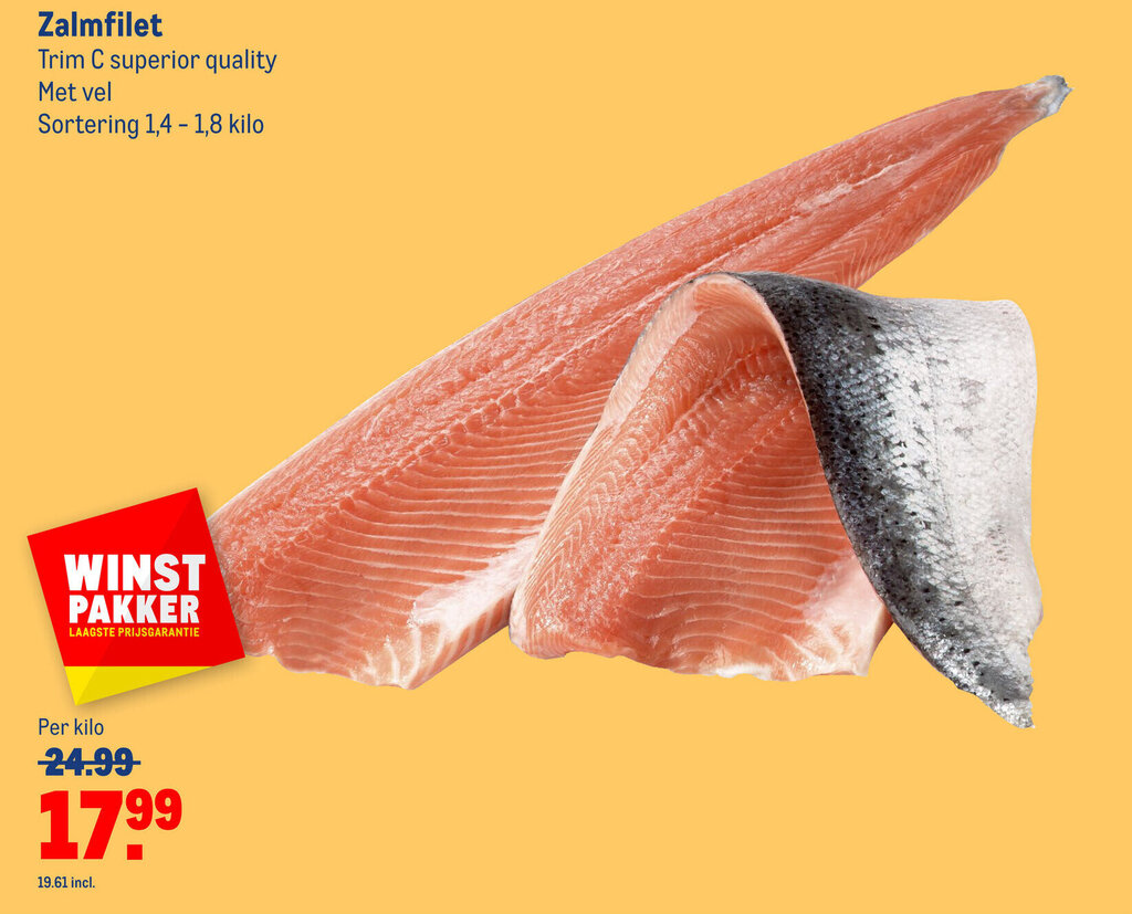 Zalmfilet aanbieding bij Makro