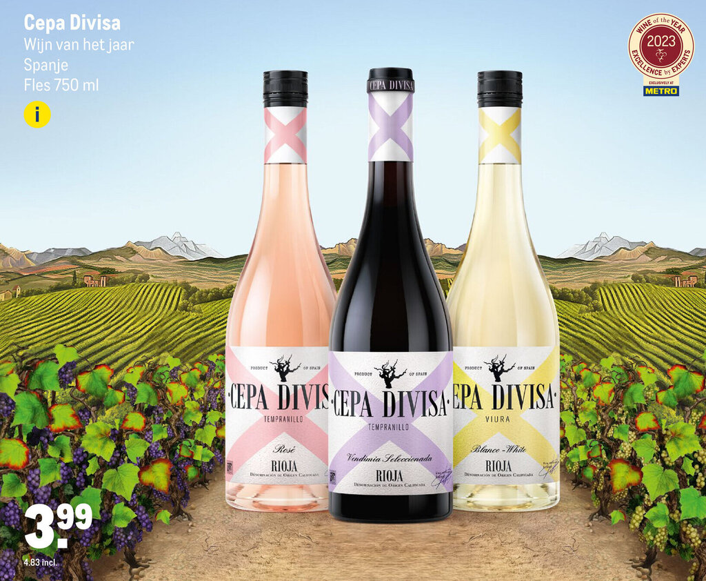 Cepa divisa 750ml aanbieding bij Makro