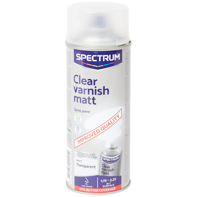 Spectrum blanke lak spuitverf mat aanbieding bij Action