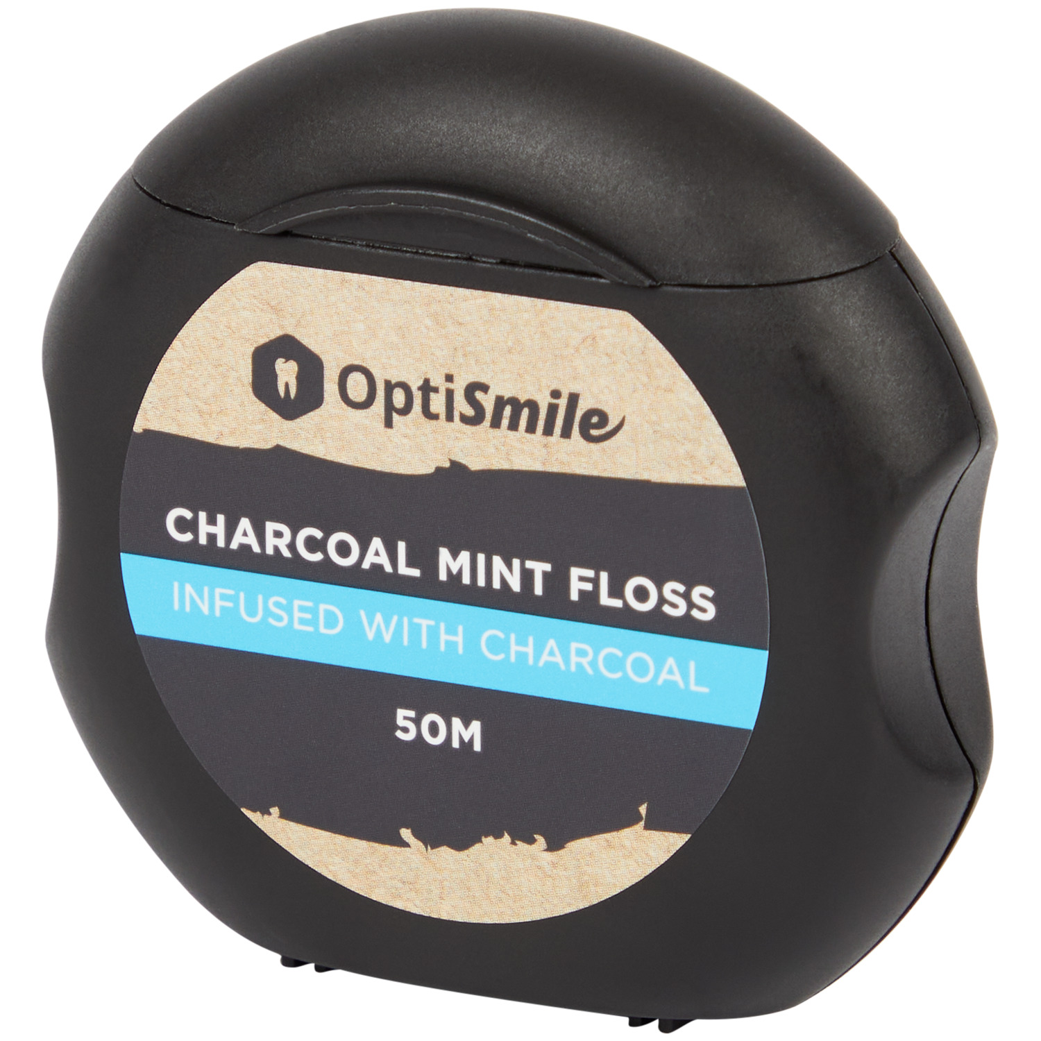 Optismile flosdraad houtskool mint aanbieding bij Action