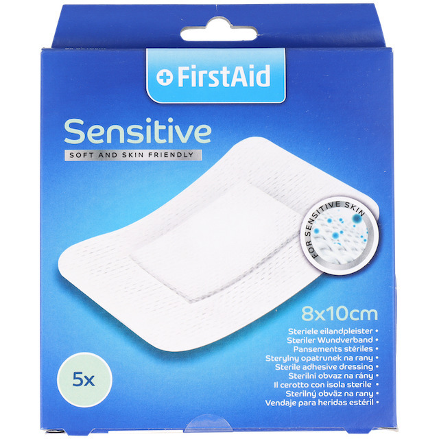 First aid eilandpleisters sensitive aanbieding bij Action