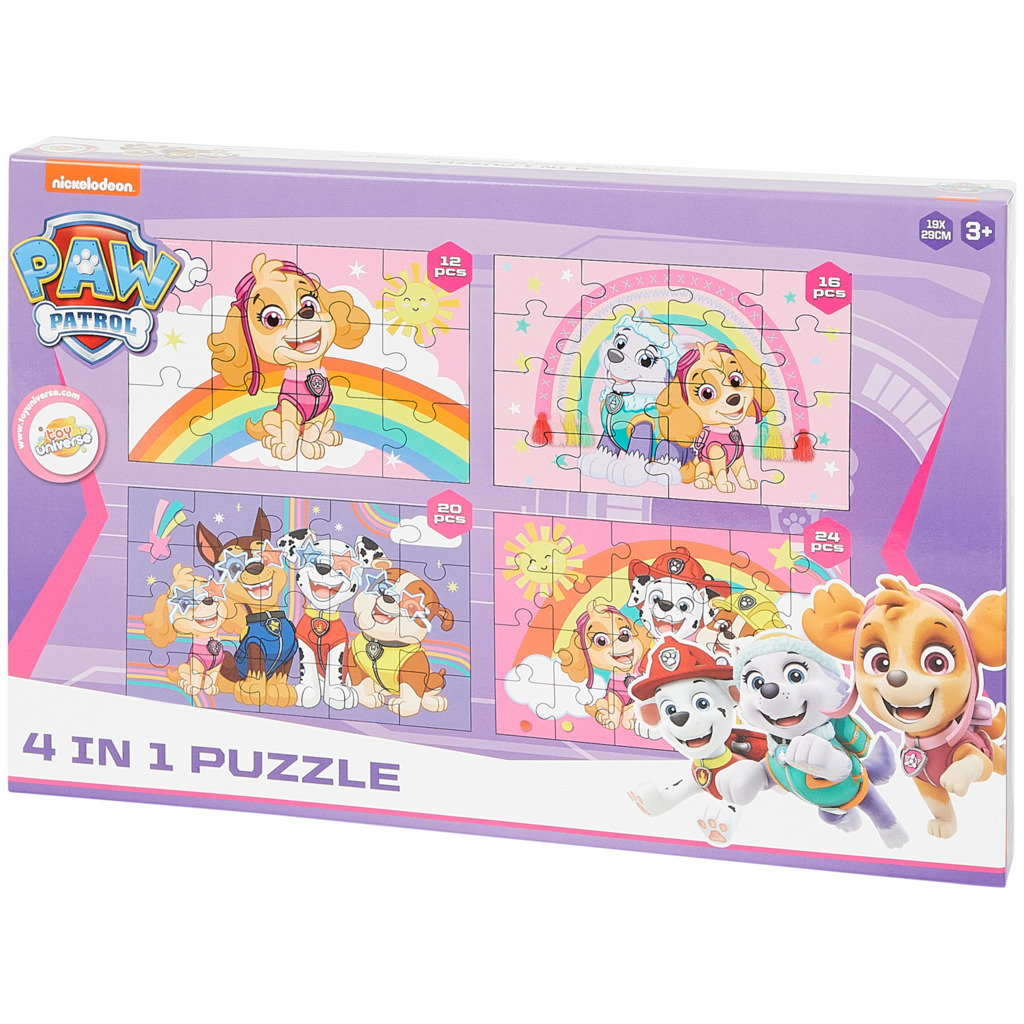 4-in-1 puzzel aanbieding bij Action