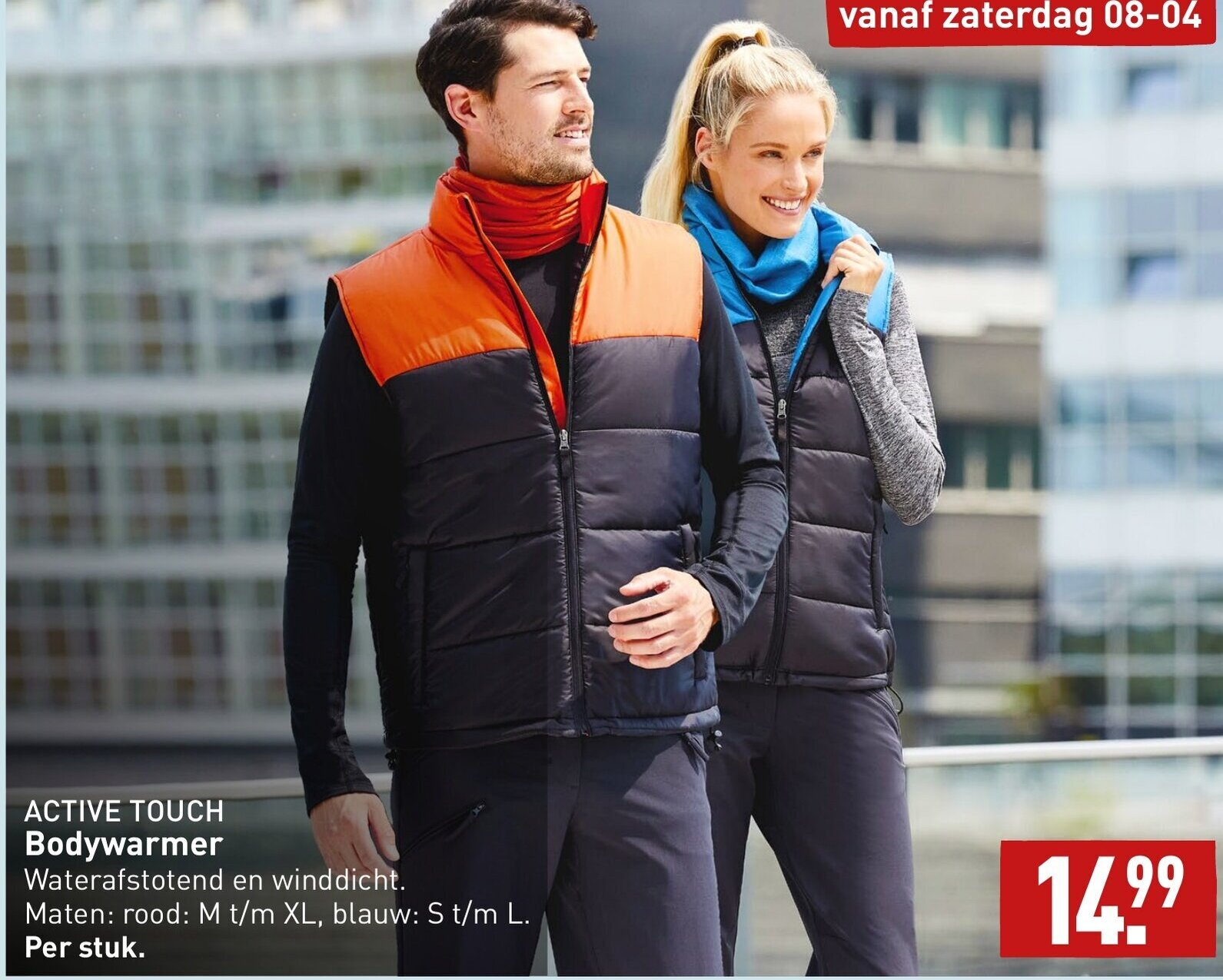 Active touch bodywarmer aanbieding bij ALDI