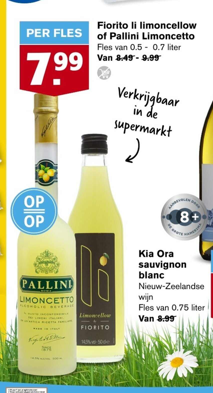 Florito li limoncellow of Pallini Limoncetto 0.5-0.7 liter per fles ...