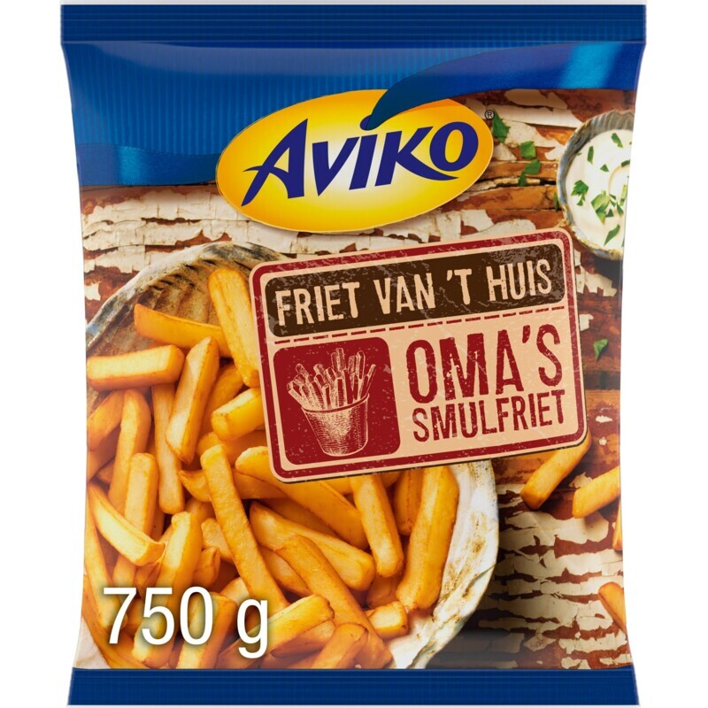 Aviko friet van 't huis oma's smulfriet aanbieding bij Albert Heijn