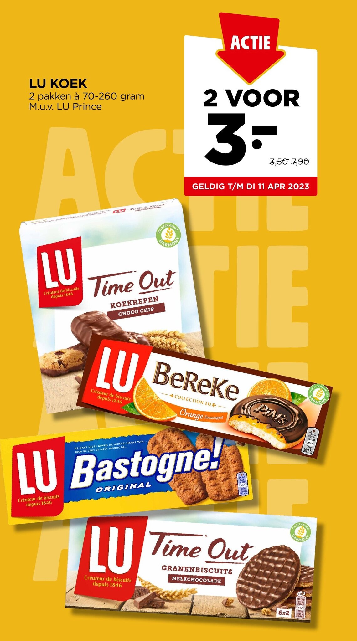 LU Koek 2 pakken a 70-260 gram aanbieding bij Jumbo