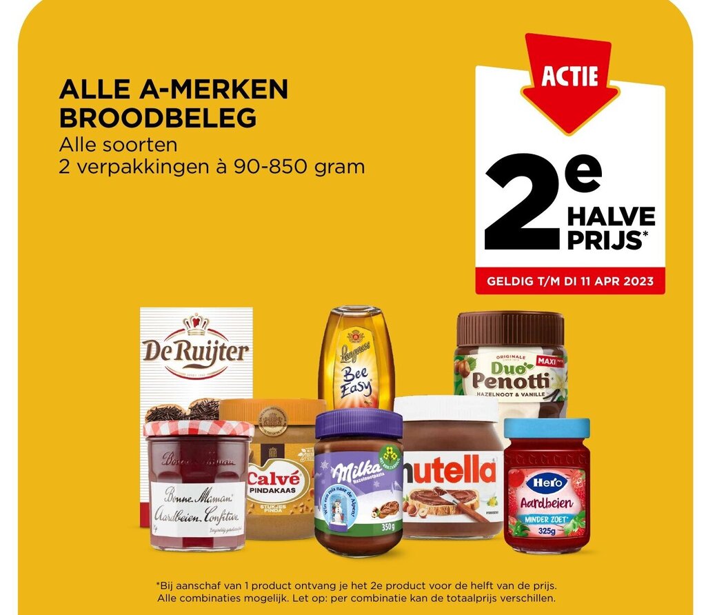 Alle A-Merken Broodbeleg 90-850 gram aanbieding bij Jumbo
