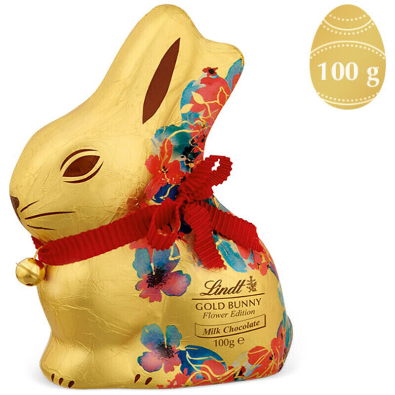 Lindt Gold Bunny Bloem Melkchocolade Paashaas Aanbieding Bij Albert Heijn