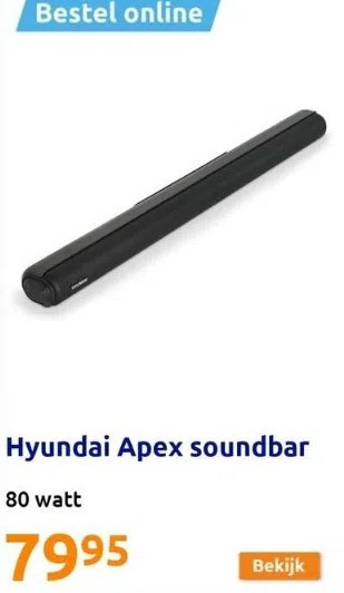 Hyundai apex soundbar aanbieding bij Action