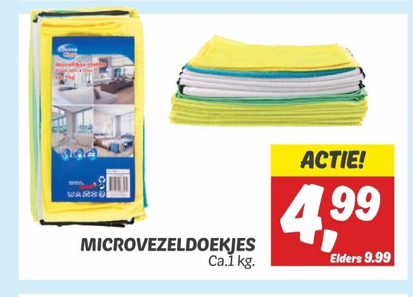 Microvezeldoekjes aanbieding bij Dekamarkt