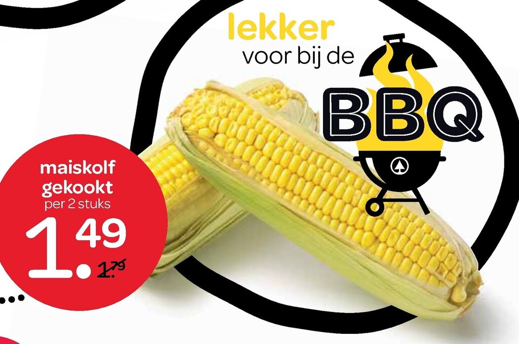 Maiskolf gekookt aanbieding bij Spar