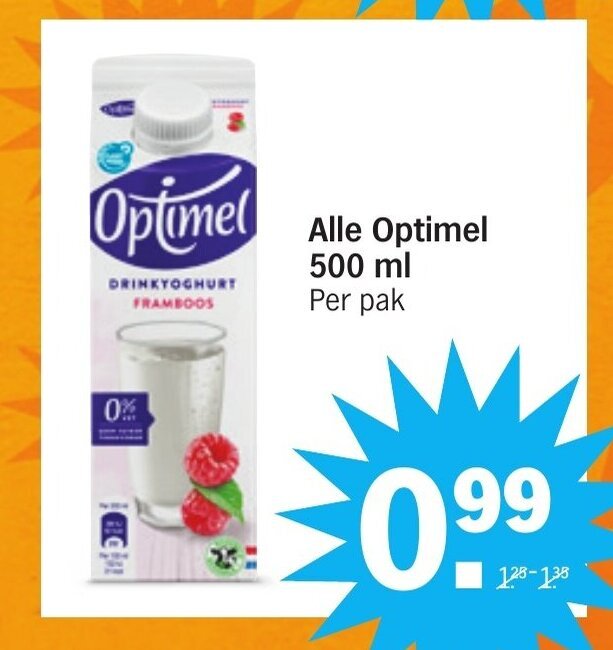 Alle Optimel 500ML aanbieding bij Albert Heijn