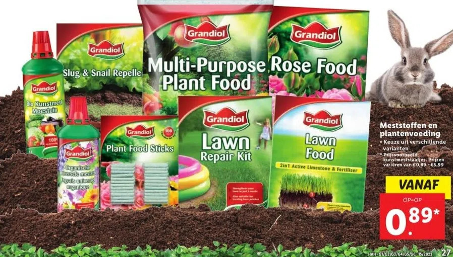Meststoffen en plantenvoeding aanbieding bij Lidl