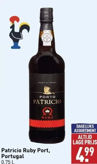 Patricio ruby port, portugal aanbieding bij ALDI