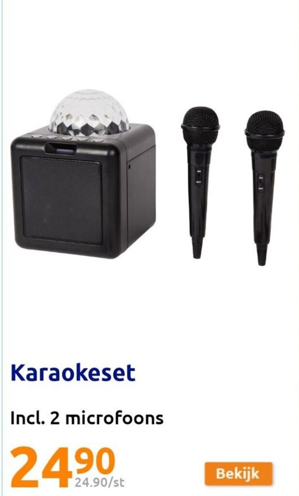 Karaokeset aanbieding bij Action