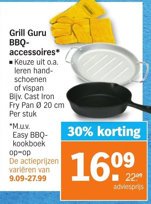 Grill guru BBQ- accessoires aanbieding bij Albert Heijn