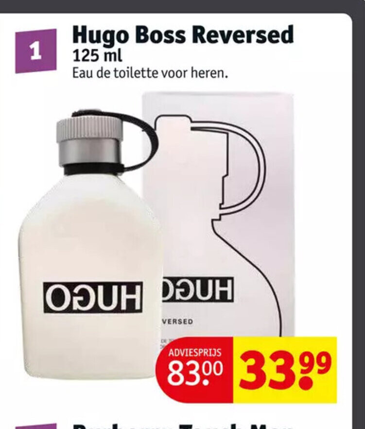 Hugo Boss reversed 125 ml aanbieding bij Kruidvat