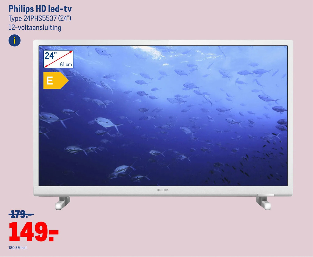 Philips hd led-tv aanbieding bij Makro