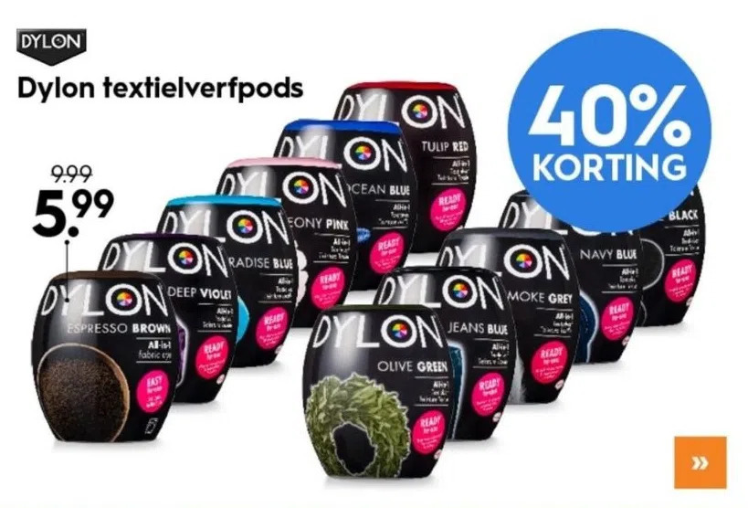 Dylon aanbieding bij Blokker