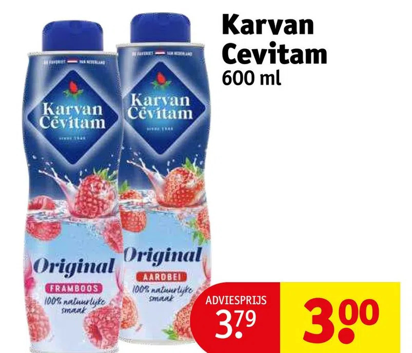 Karvan cevitam 600 ml aanbieding bij Kruidvat