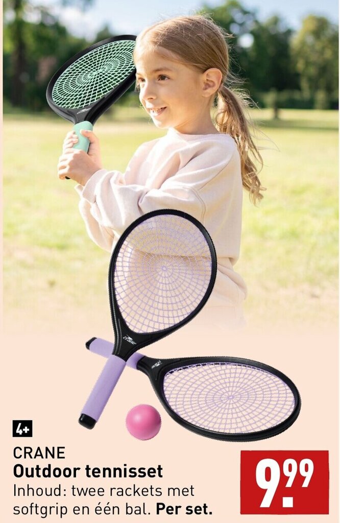 Crane outdoor tennisset aanbieding bij ALDI
