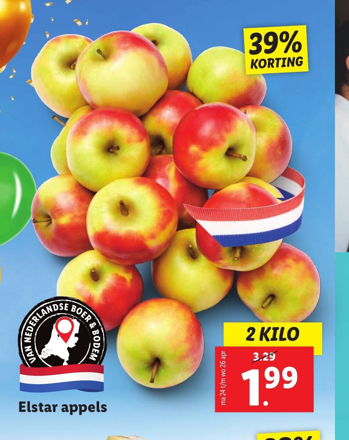 Elstar appels 2 kilo aanbieding bij Lidl