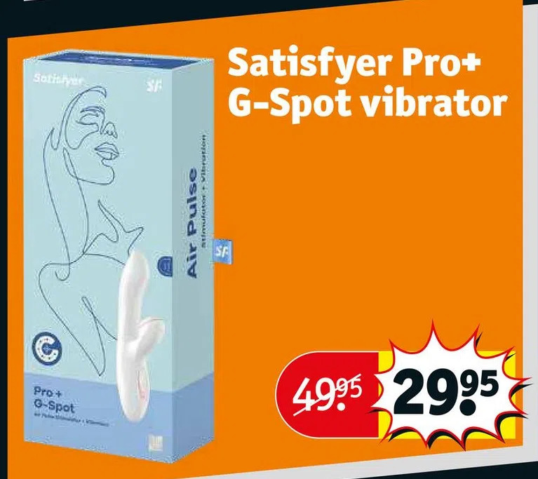Satisfyer pro+ g-spot vibrator aanbieding bij Kruidvat
