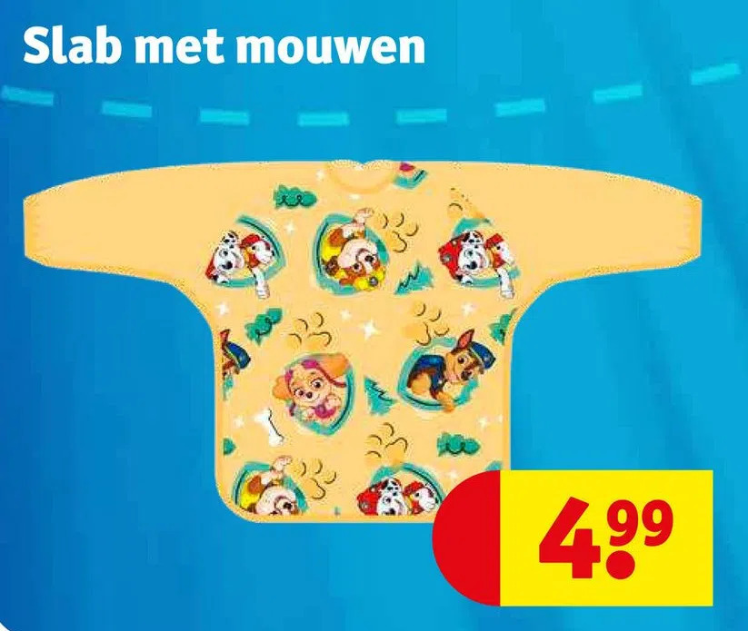 Slab met mouwen aanbieding bij Kruidvat