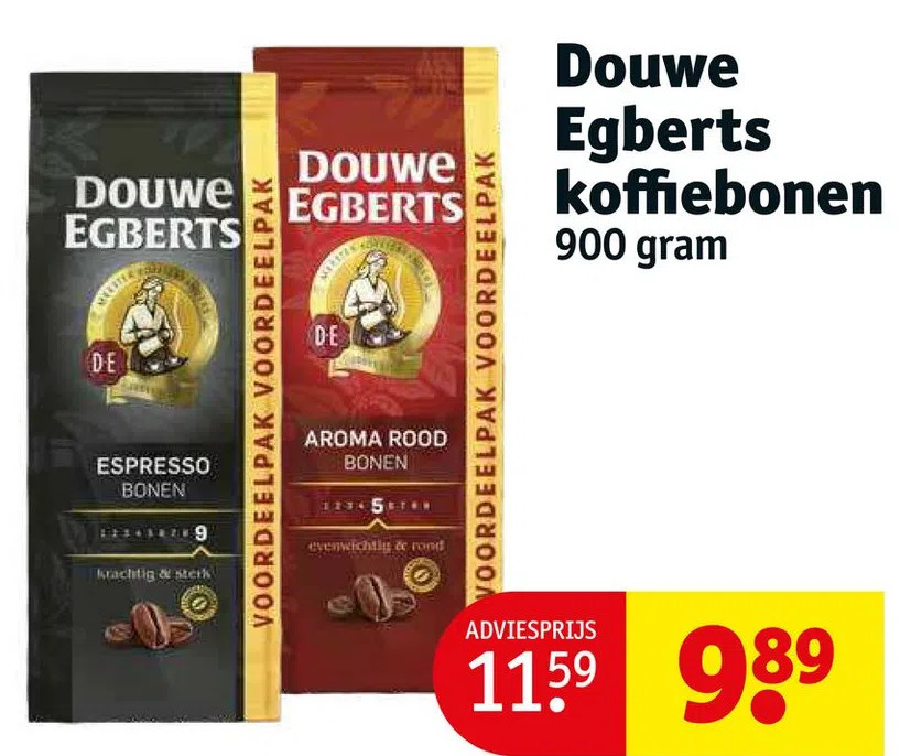 Douwe egberts koffiebonen aanbieding bij Kruidvat Douwe egberts koffiebonen aanbieding bij Kruidvat