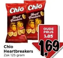 Chio heartbreakers aanbieding bij Vomar